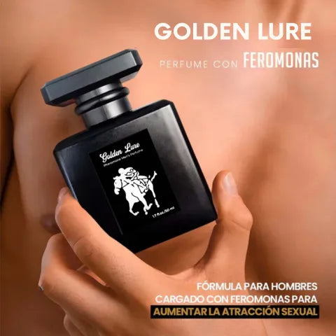 Golden Lure – Perfume con Feromonas para Hombres | Atracción Instantánea– Jeasar Import - Perú