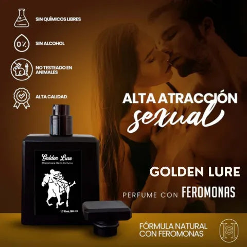 Golden Lure – Perfume con Feromonas para Hombres | Atracción Instantánea– Jeasar Import - Perú